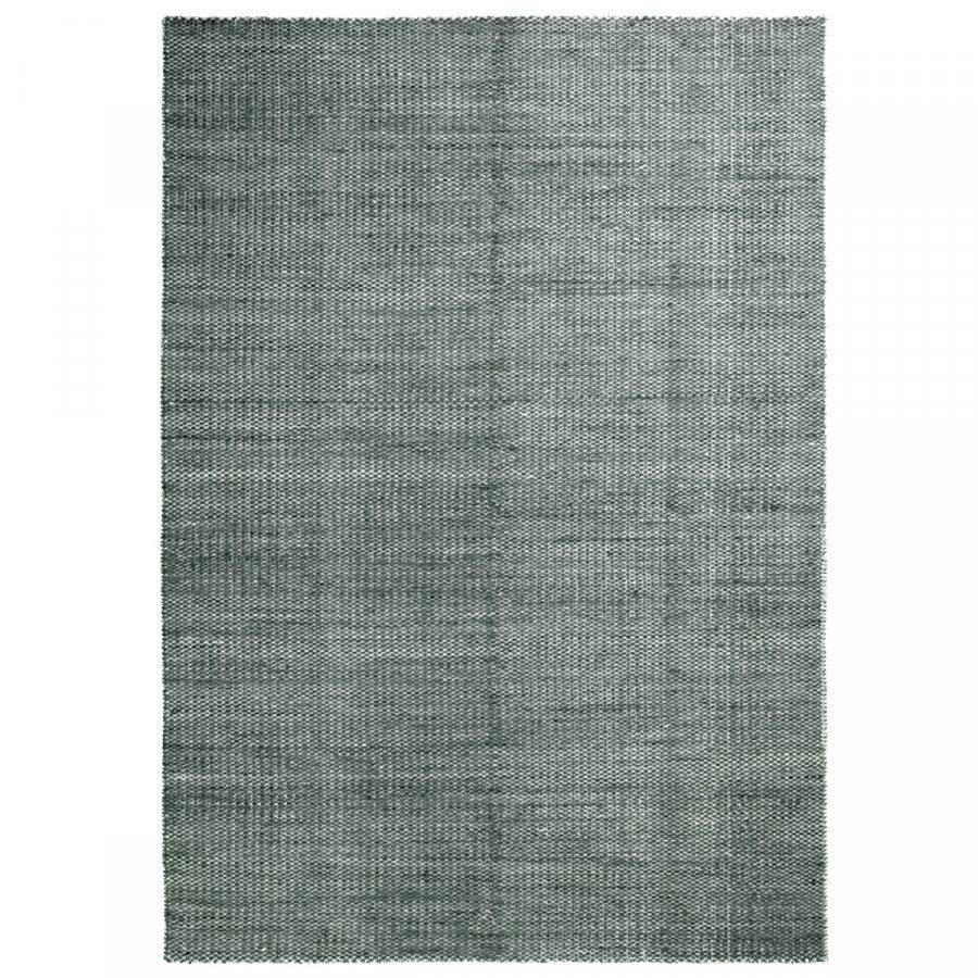 Hay Moiré Kelim Villamatto Tummanvihreä 140x200 Cm - Mattokauppa24.fi