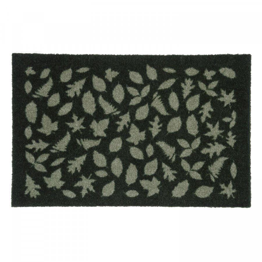 Tica Copenhagen Leaf Ovimatto Vihreä 40x60 Cm - Mattokauppa24.fi